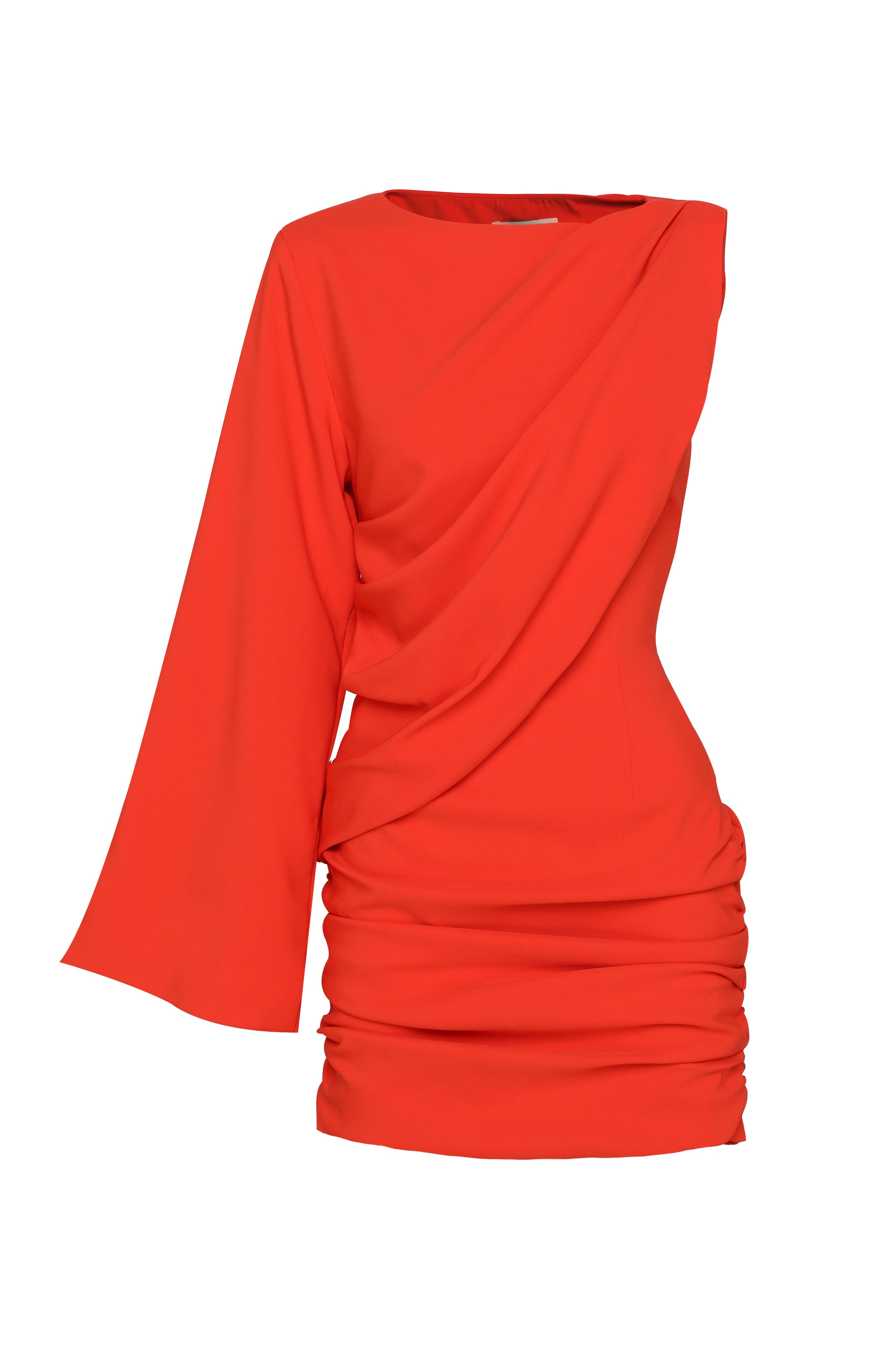 TOJHÀ | PALMIRA DRESS - Single Sleeve Sculptural Event Mini Dress – TOJHA