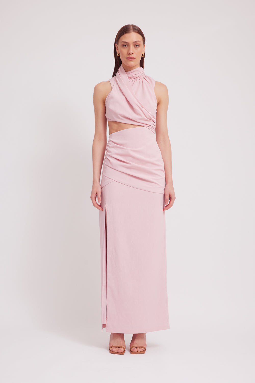 GIANA DRESS - ROSE – TOJHA